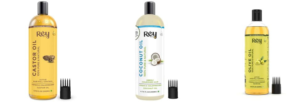 Rey Naturals Castor Oil for Skin Care, Hair Growth (Arandi Oil) | Prem