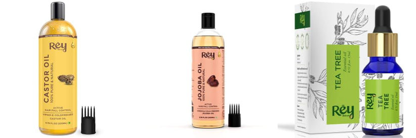 Rey Naturals Castor Oil for Skin Care, Hair Growth (Arandi Oil) | Prem