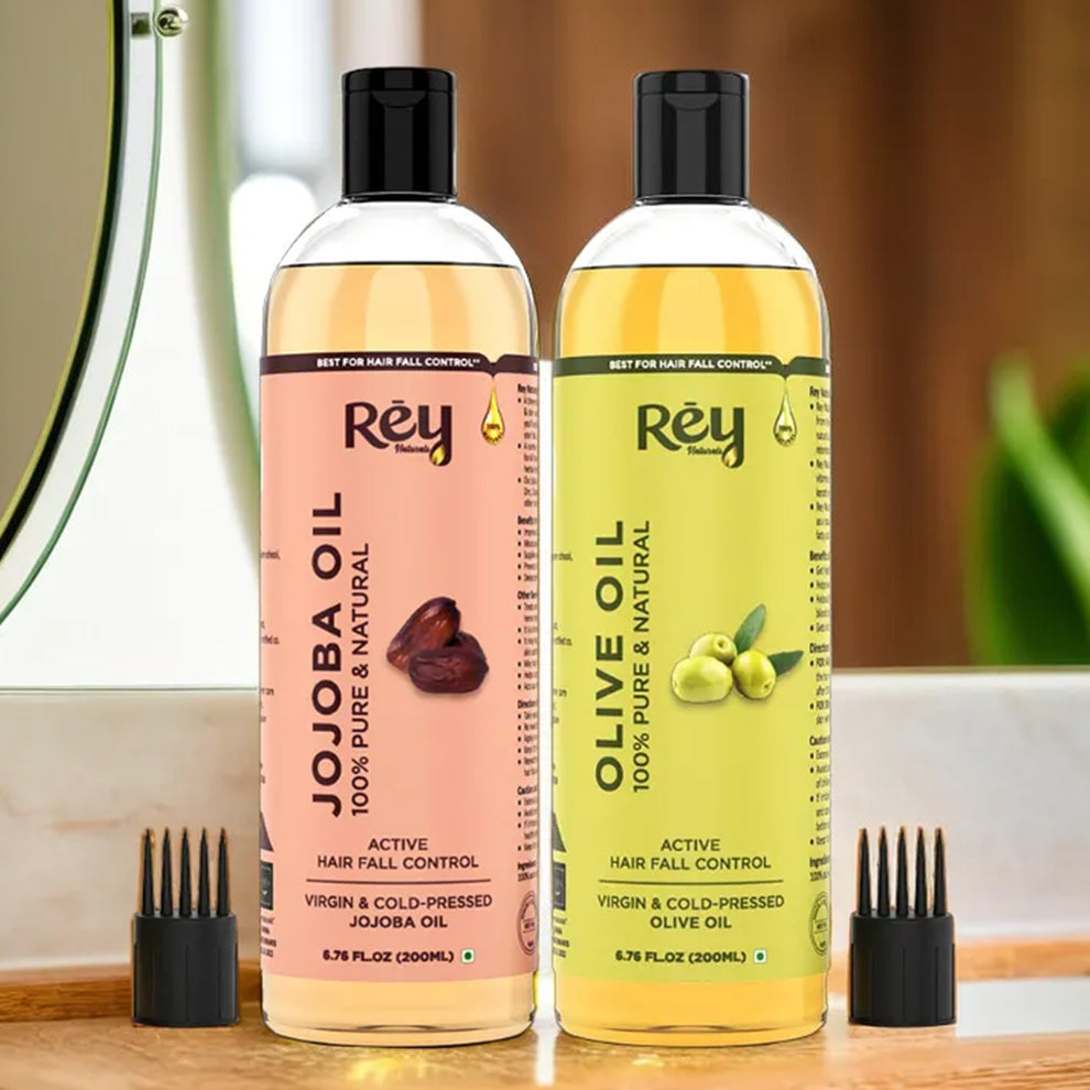 Rey Naturals Castor Oil (Arandi Oil) - Premium Cold Pressed for Hair