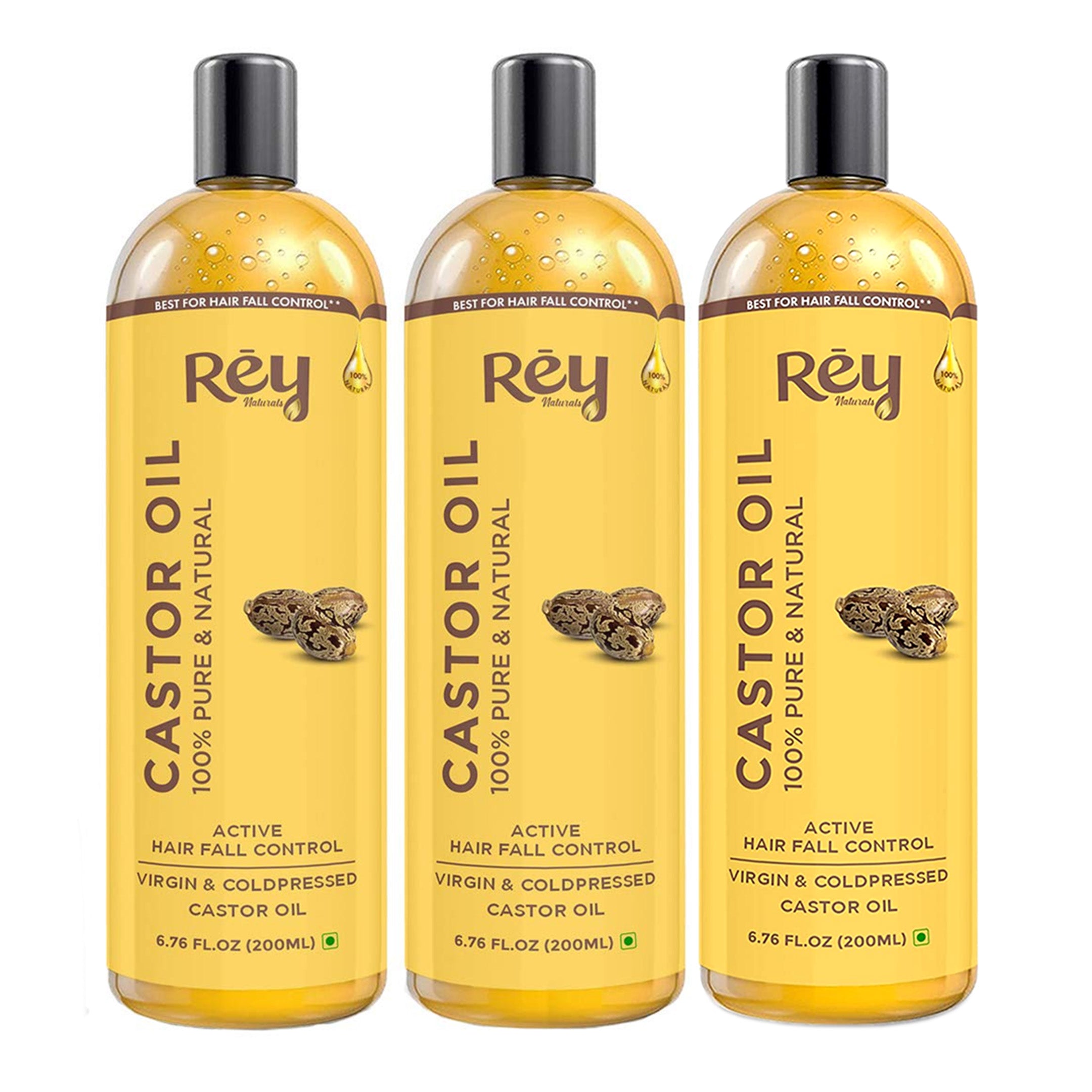 Buy Combo: Castor Oil for Hair Growth | Rey Naturals